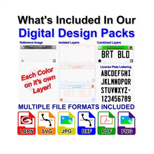 Baja California Sur Mexico License Plate SVG: Laser Cut Files (digital ...