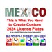 Baja California Sur Mexico License Plate Digital File Layered SVG ...