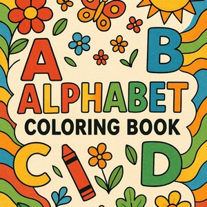 Alphabet Coloring Book - Etsy