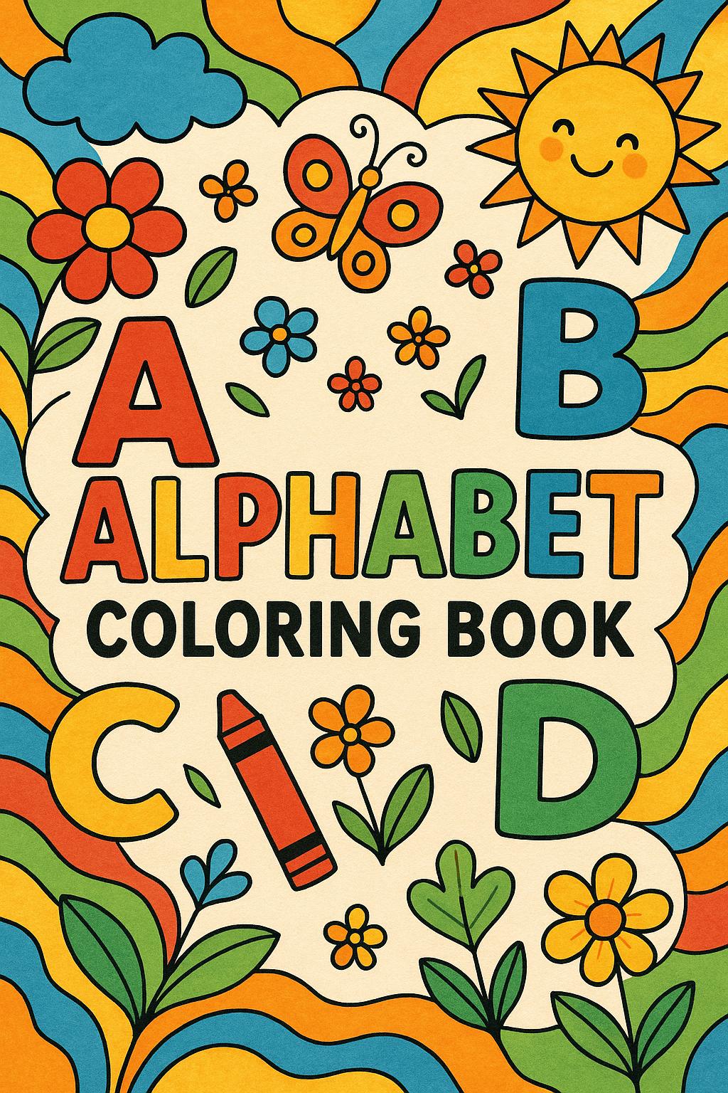 Alphabet Coloring Book - Etsy