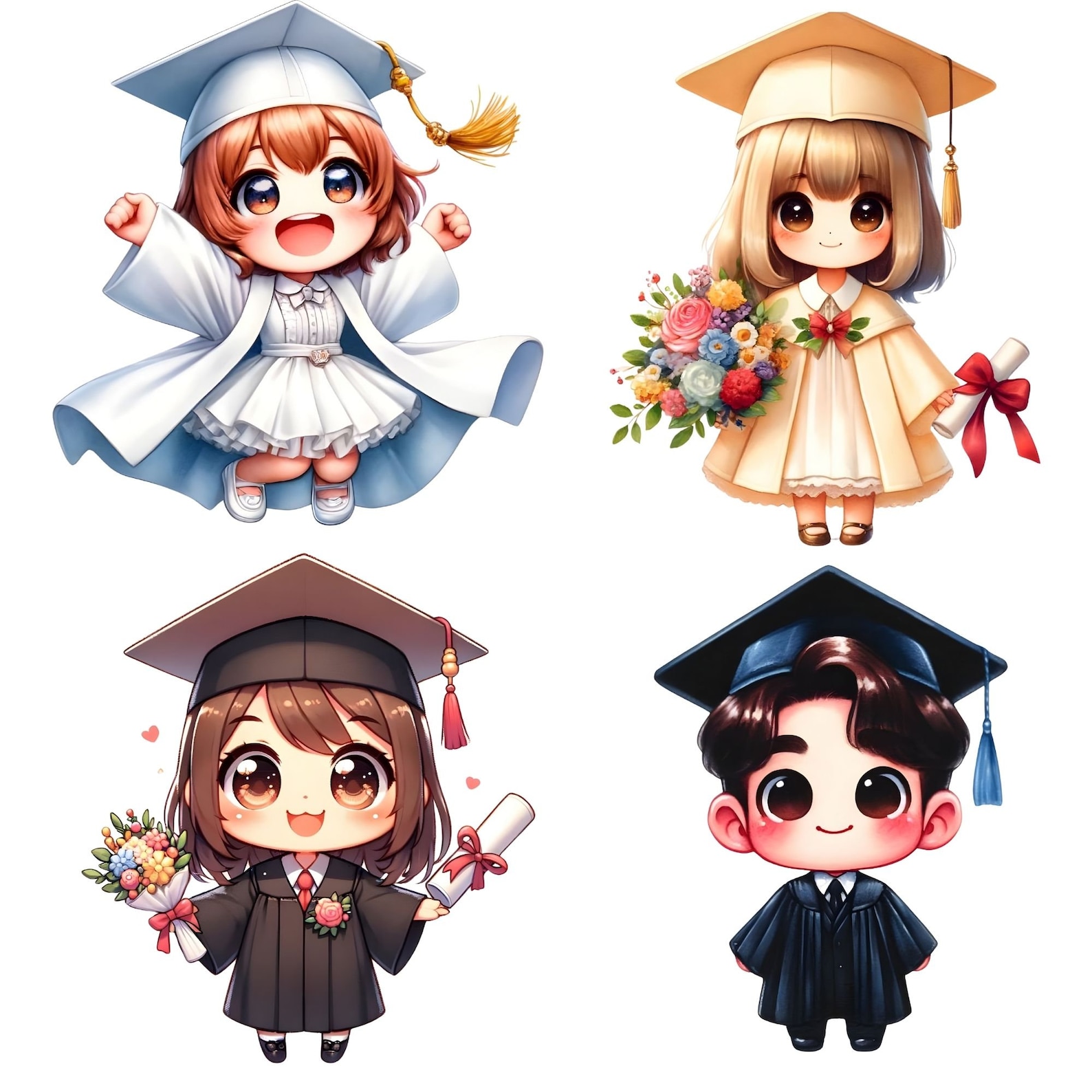 Kids Graduation Clipart Primary School Diploma Children's Graduation ...