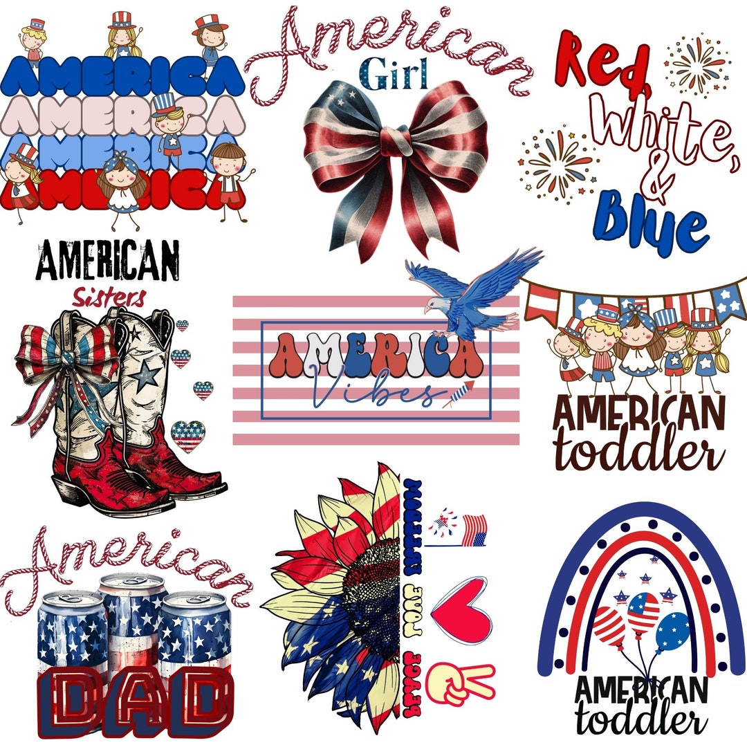 4th of July Clipart, American Toddler PNG, USA America Freedom, USA ...