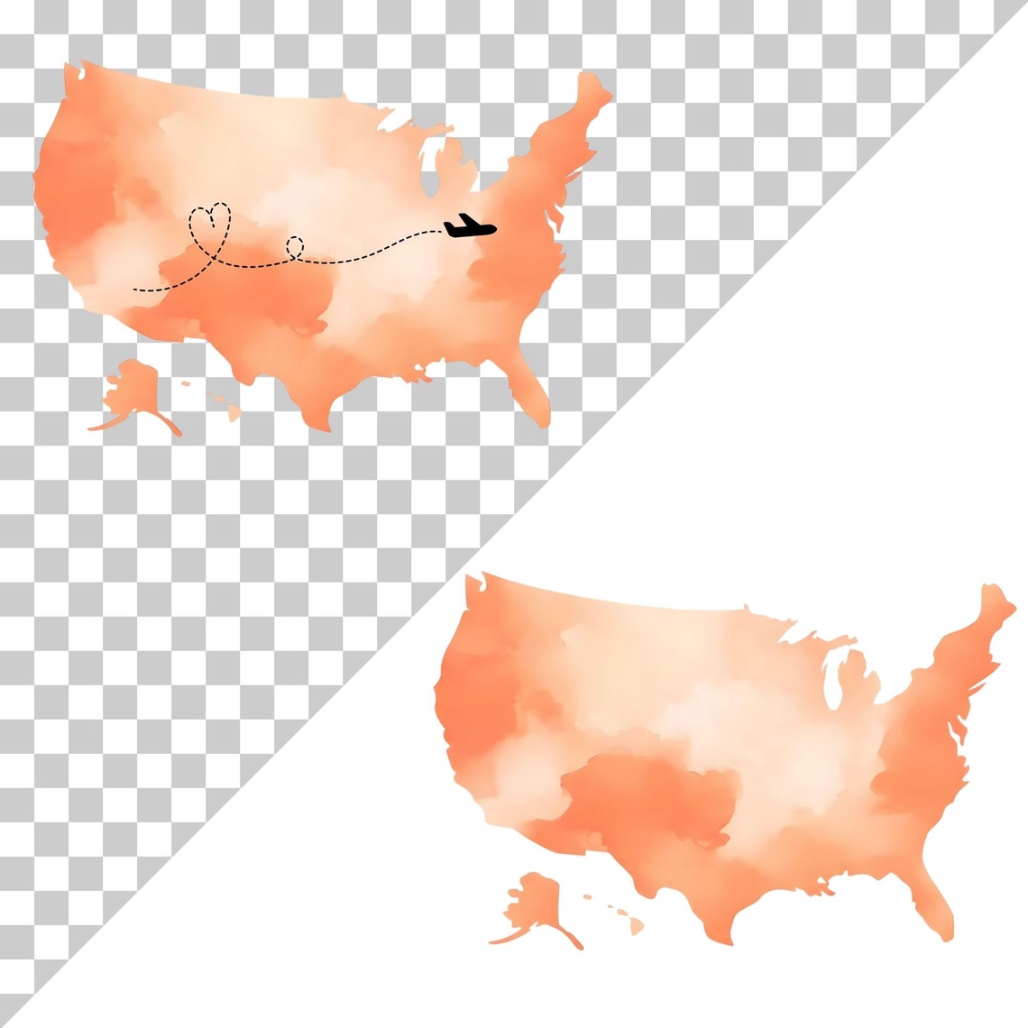 United States Map Clipart, Europe Map Clipart, USA Map Clipart, East ...