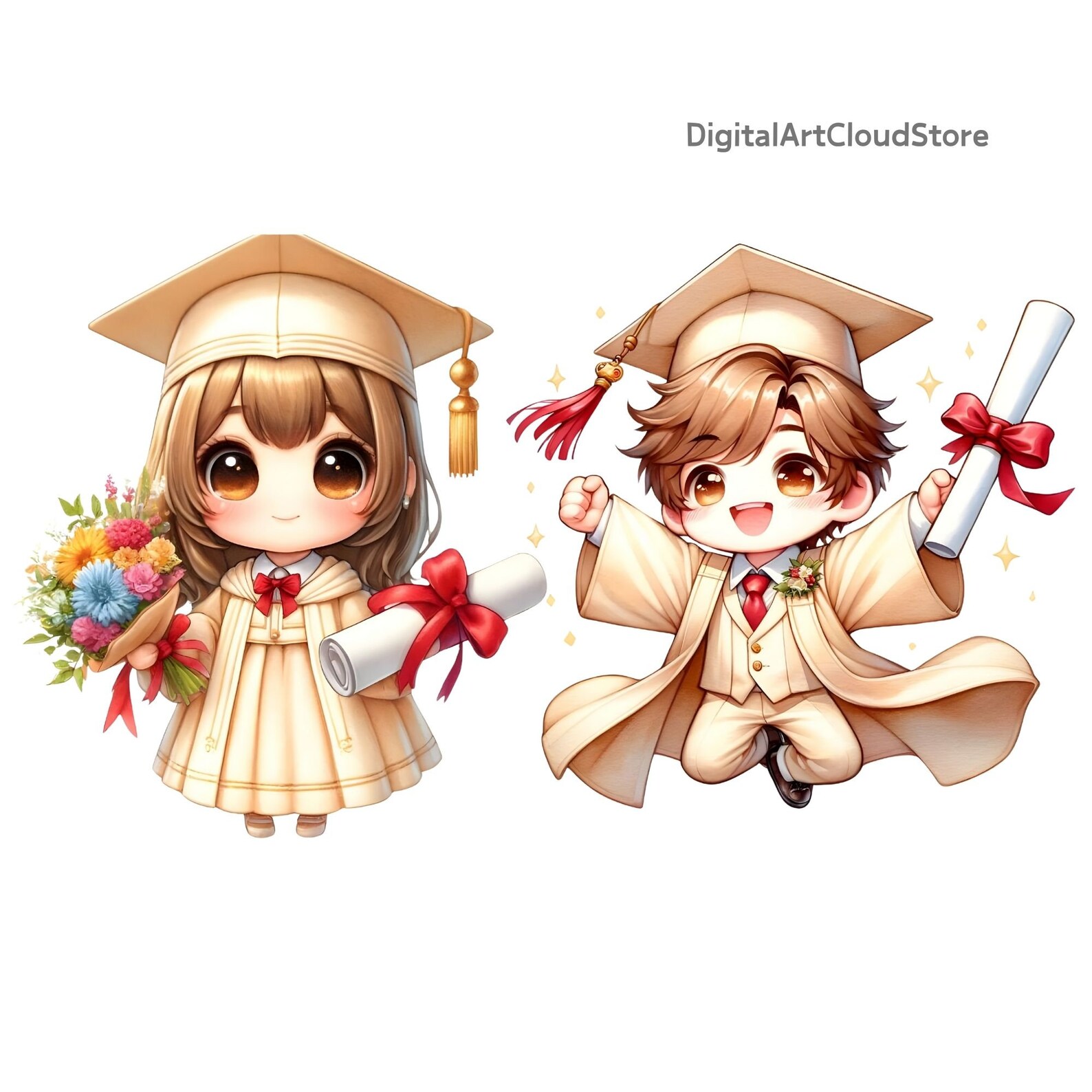 Kids Graduation Clipart Primary School Diploma Children's Graduation ...