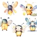 Cute Firefly Clipart, Watercolor Fireflies Clipart, Cute Insects PNG ...