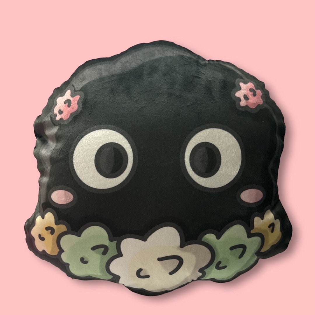 Black Sprite Mascot Anime Pillow - Etsy