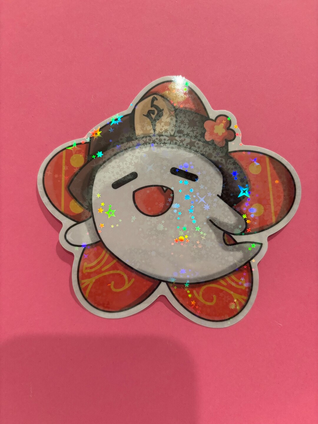CLEARANCE Genshin Impact Hutao Ghost Holographic Sticker - Etsy
