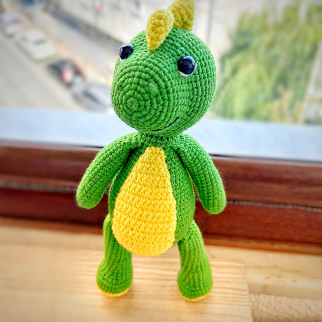 Dinosaur Jurassic World No Sew Crochet Pattern, No Sew Amigurumi ...
