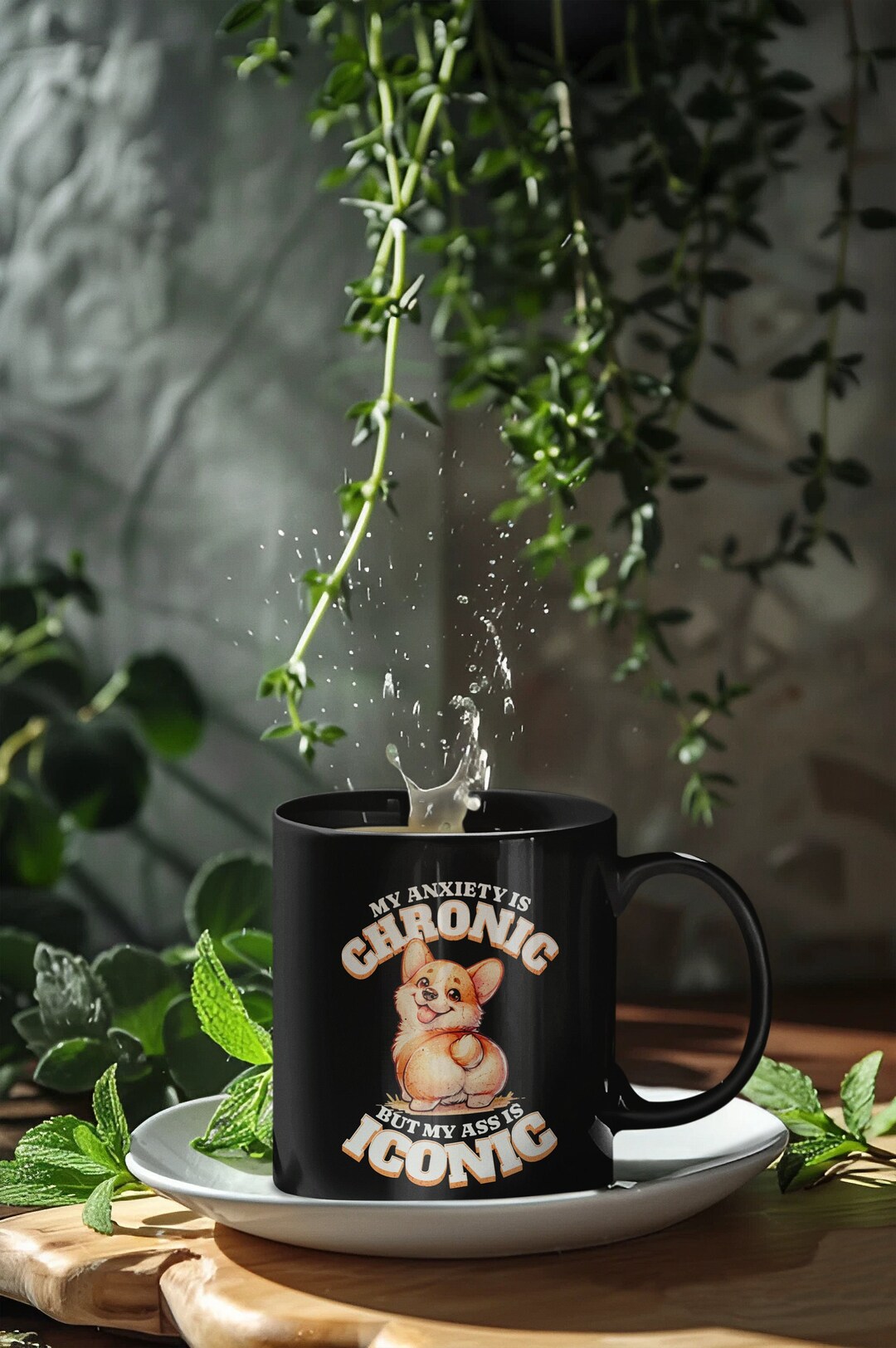 Corgi Coffee Mug Mental Health Cup Funny Corgi Mug Corgi Gifts for Her ...