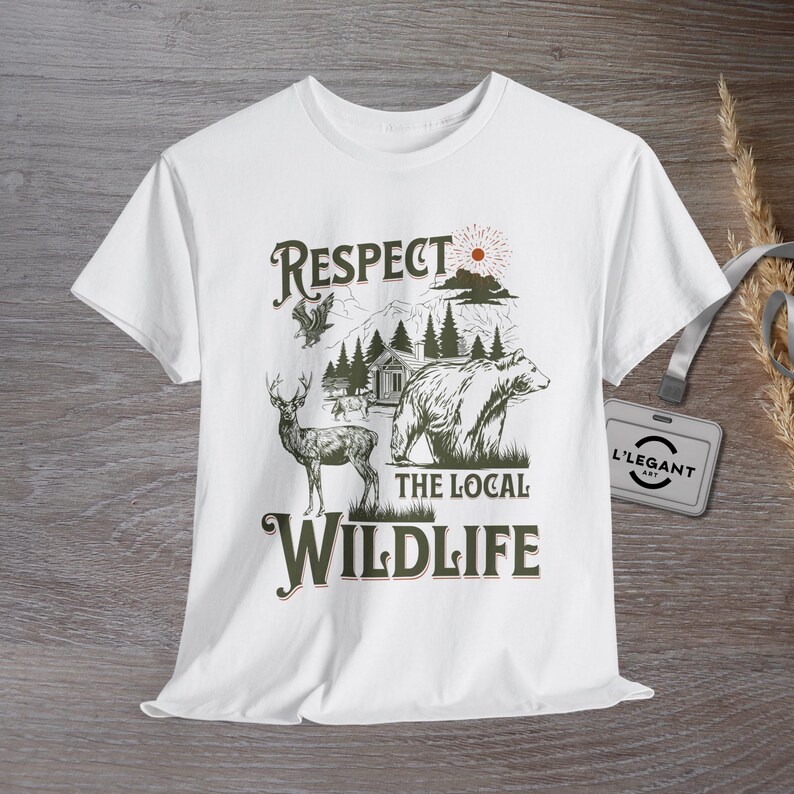 Respect the Locals Park Ranger Gifts Woodland Animals Vet Sweatshirt ...