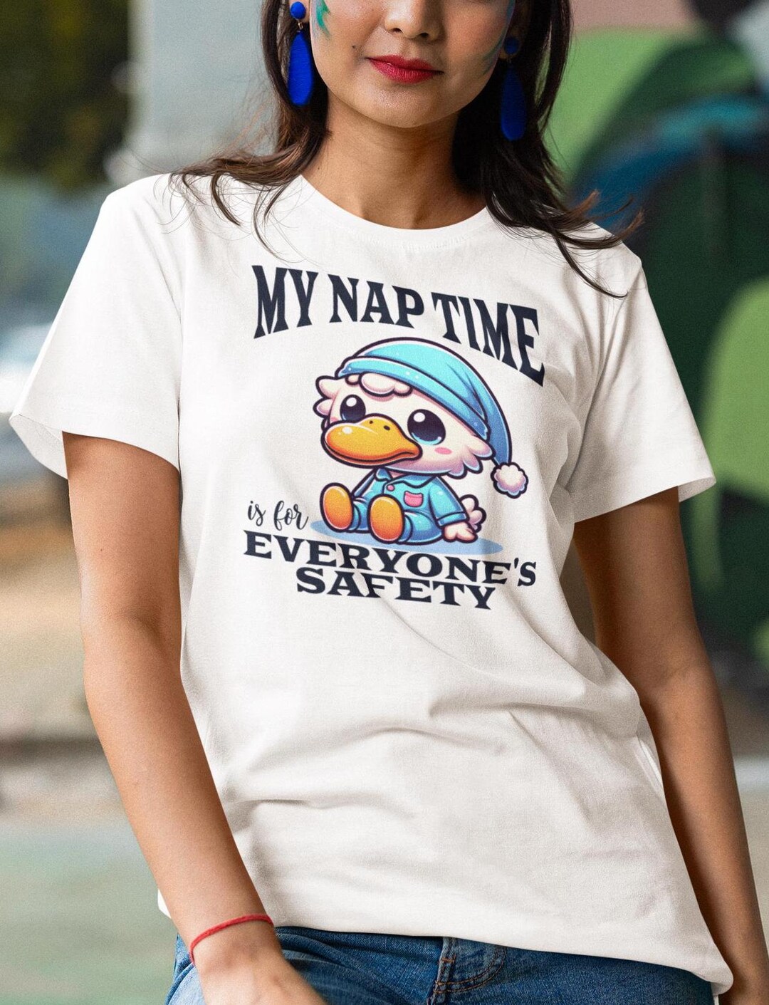 My Nap Time is for Everyones Safety Ironic Shirt Oddly Specific Shirt ...