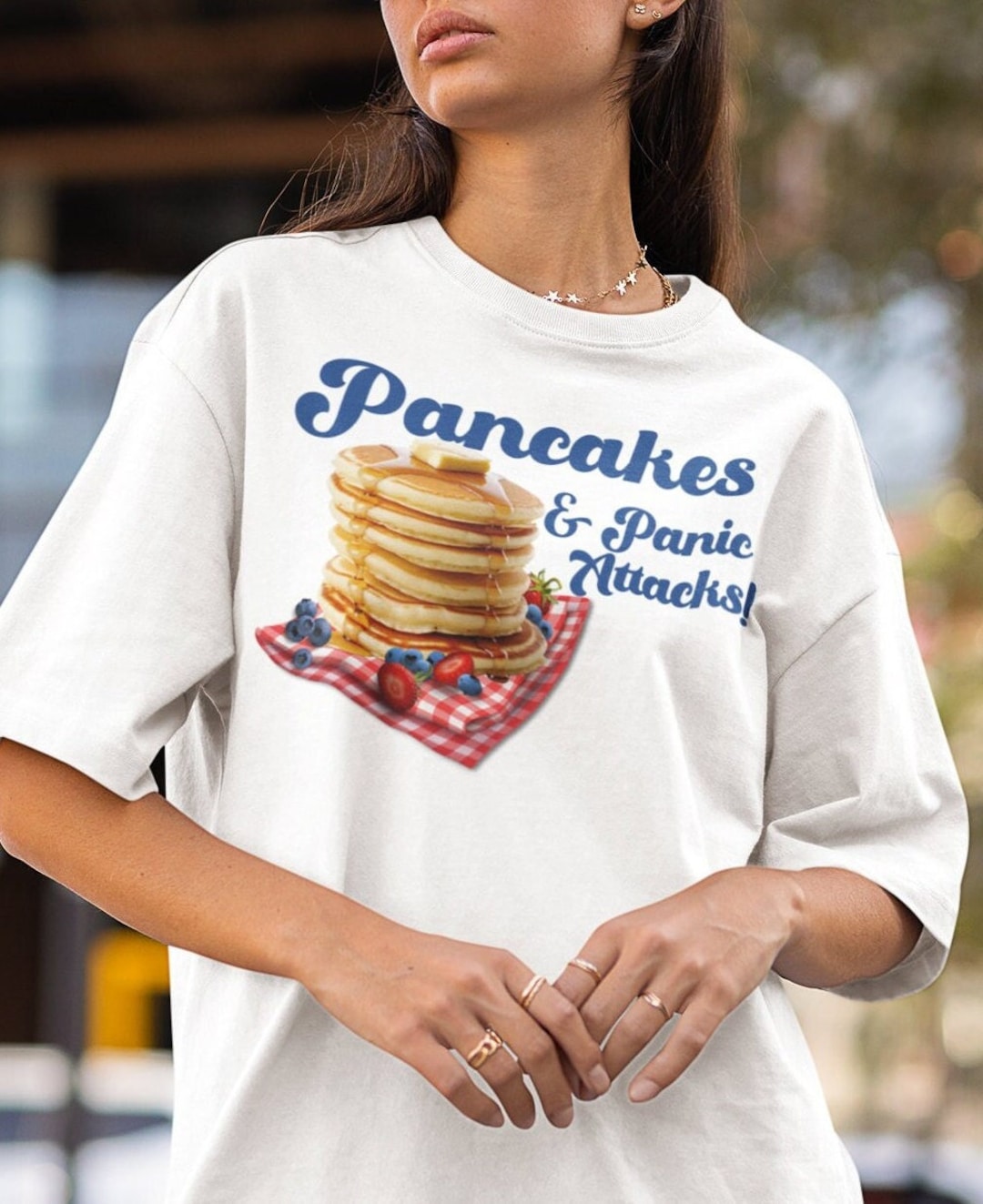 Pancake Panic Shirt Strawberry Shirt Blueberry Silly T Shirt Vintage ...