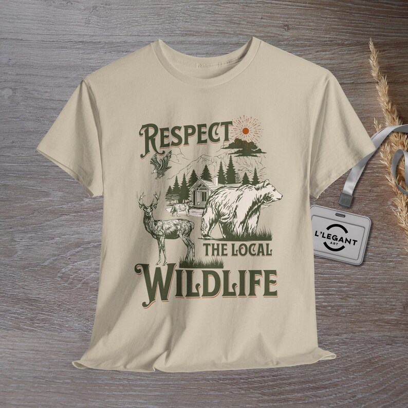 Respect the Locals Park Ranger Gifts Woodland Animals Vet Sweatshirt ...