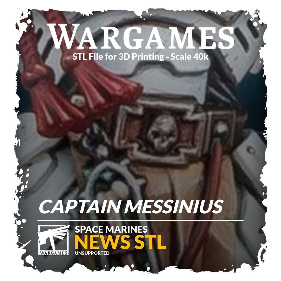 STL Commander Messinius 3D Printable STL Files in 40k Scale - Etsy