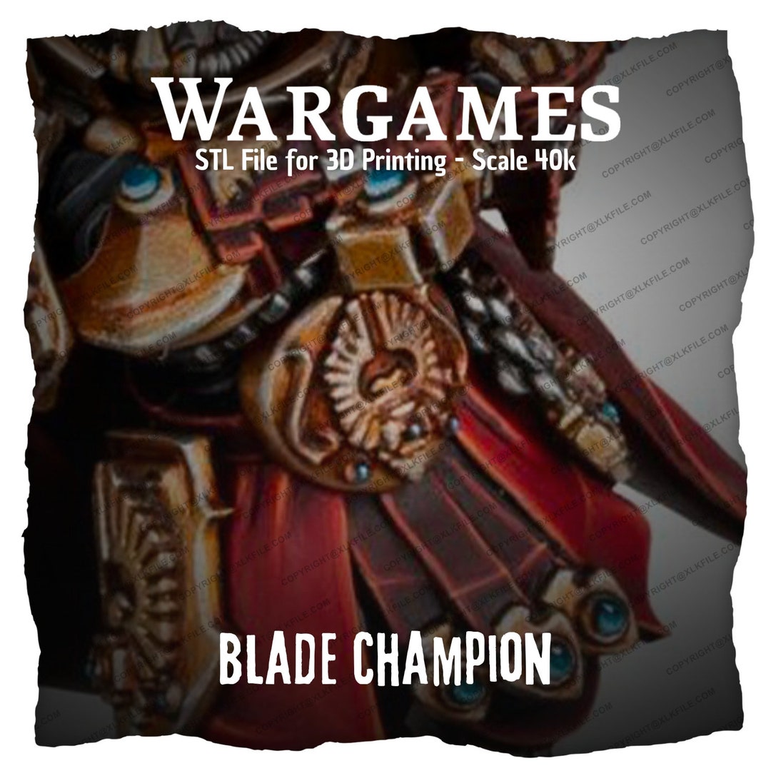 STL File for 3D Printing 40k Scale A.custodes 1 - Etsy