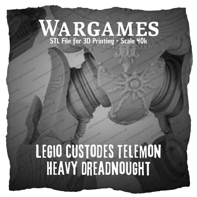 STL File for 3D Printing 40k Scale A.custodes 19 - Etsy