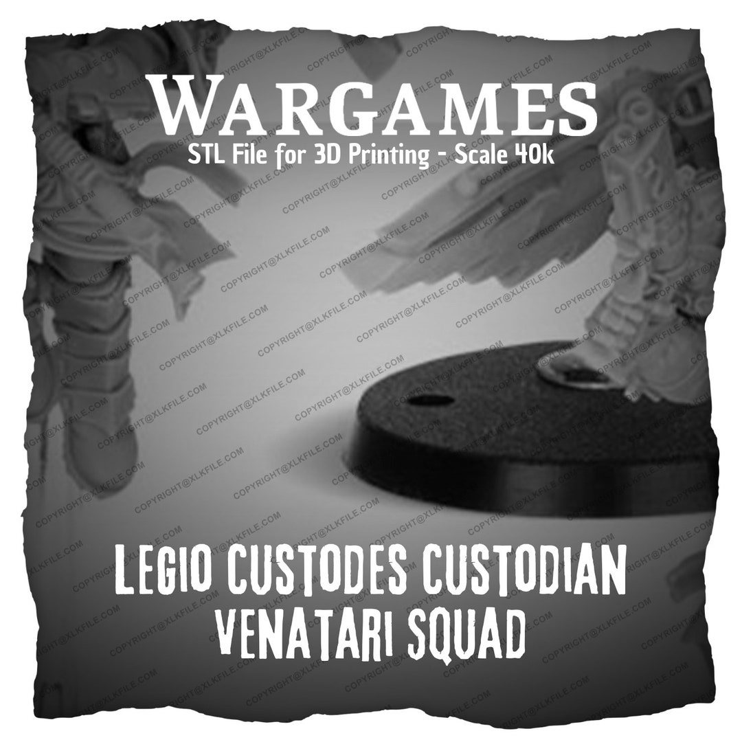 STL File for 3D Printing 40k Scale A.custodes 14 - Etsy