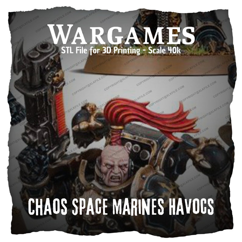 STL File for 3D Printing 40k Scale Chaos 35 - Etsy