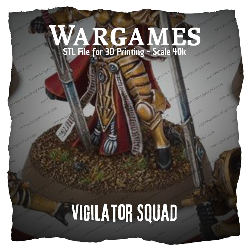 STL File for 3D Printing 40k Scale A.custodes 12 - Etsy