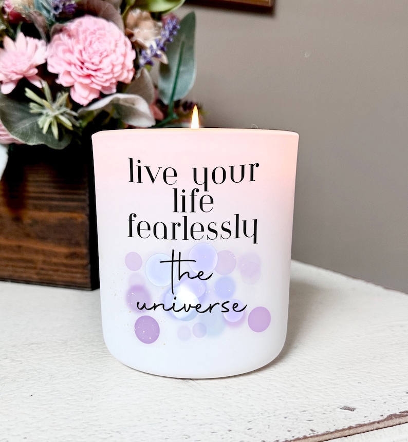 Inspirational Candles Spiritual & Motivational Quotes for Success and ...