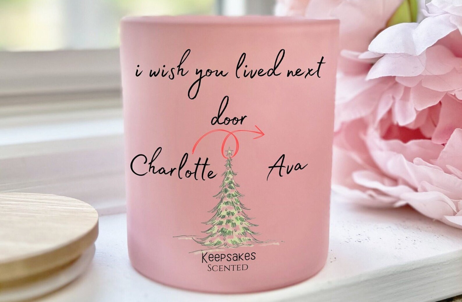 Christmas Custom 8oz Candle With Personalized Names - Unique Long ...