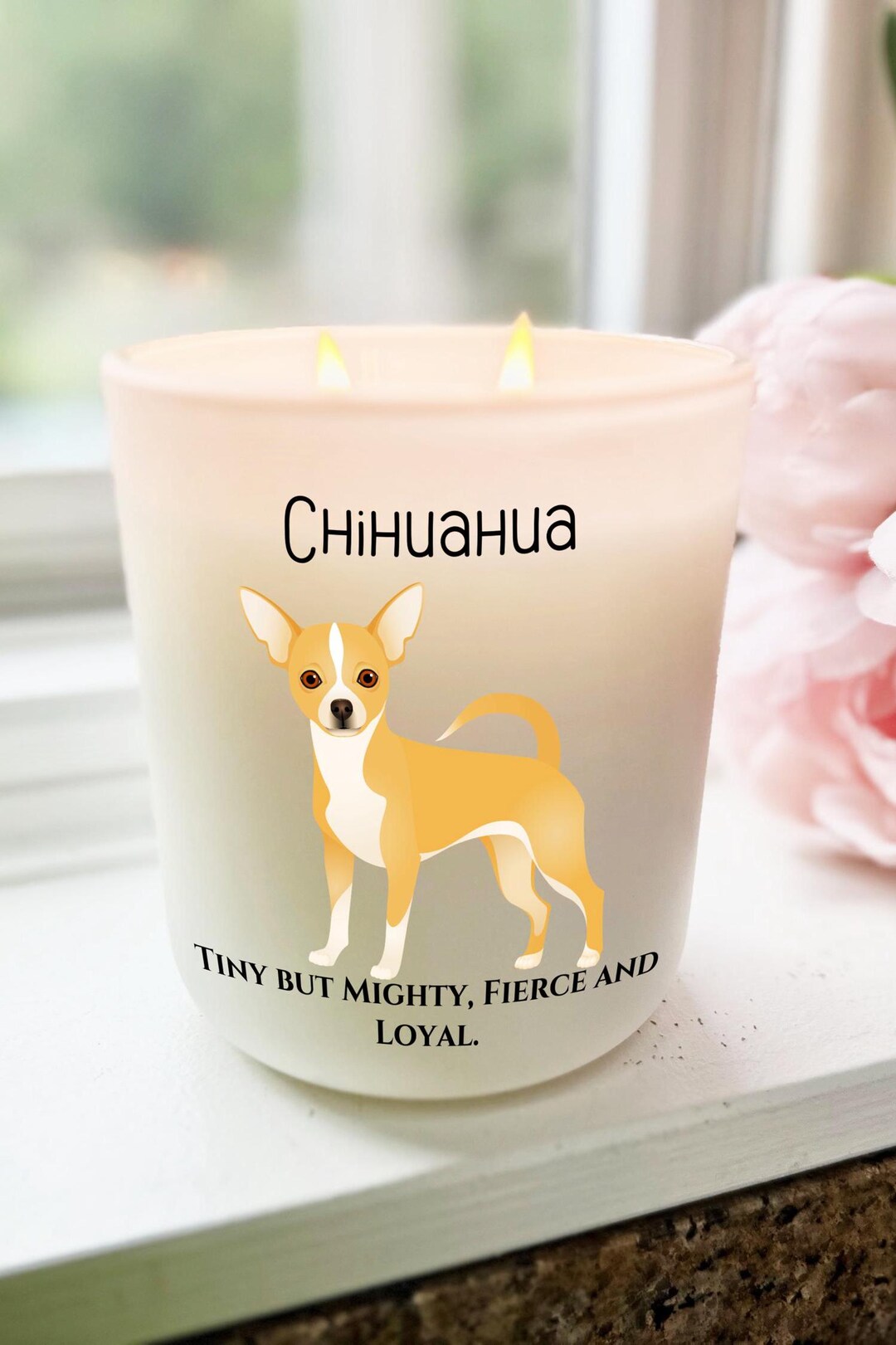 Chihuahua Dog Candle - Large 14oz Candle - Dog's Name and Funny Traits ...