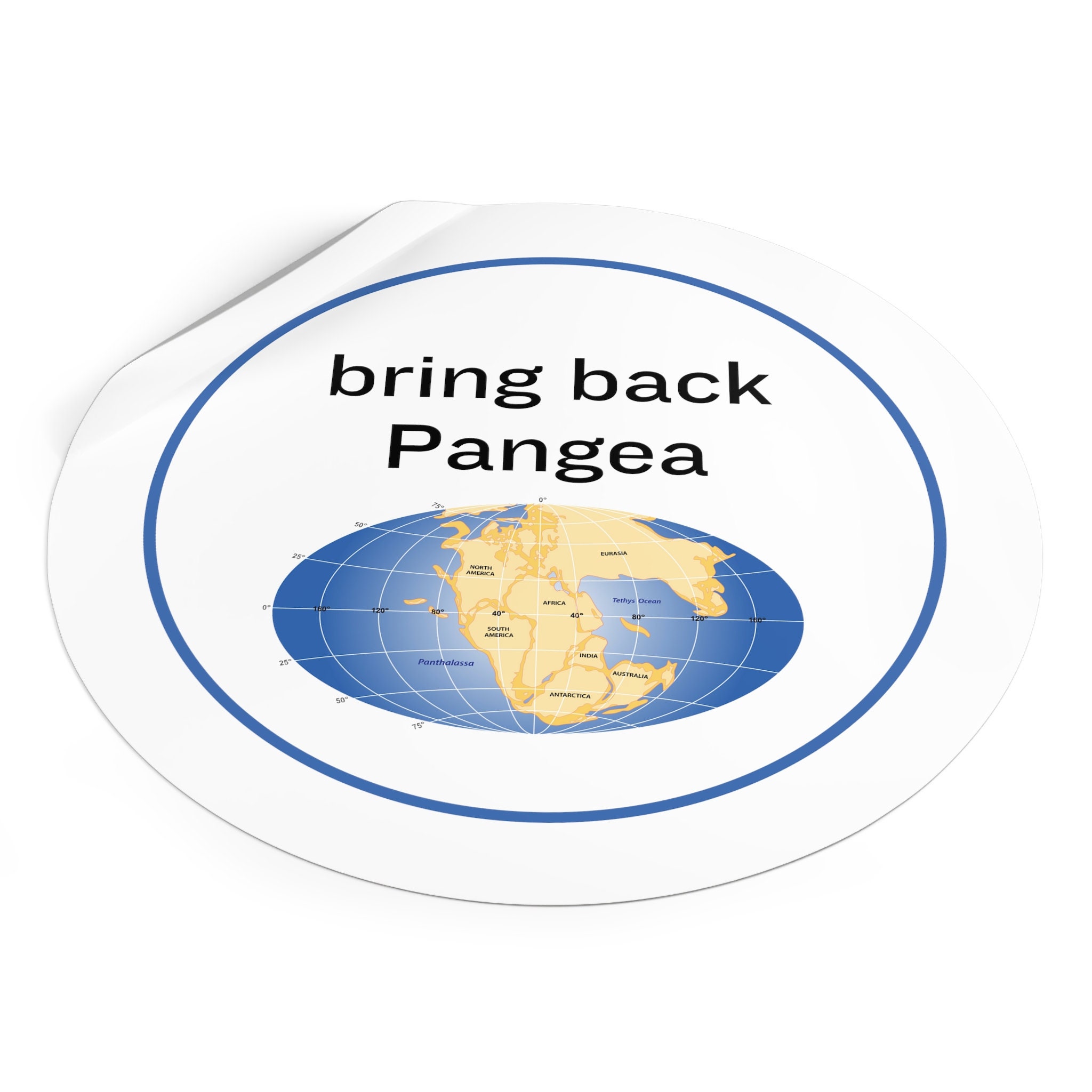 Bring Back Pangea Sticker: Vinyl Sticker, Funny Sticker, Genz, Y2k ...