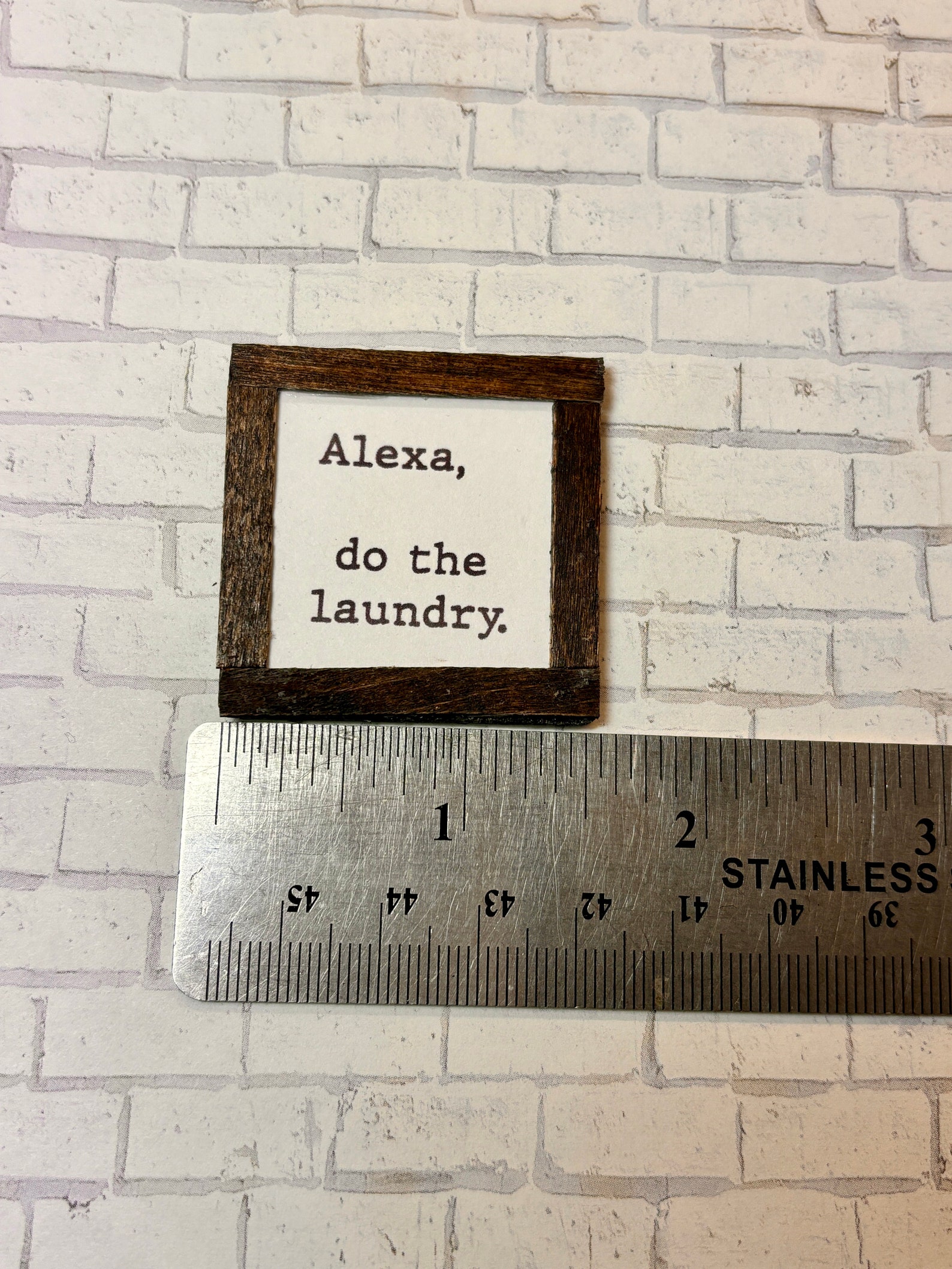 Dollhouse Miniature Wood Signs 1:12 Scale - Farmhouse Diorama Decor - Etsy