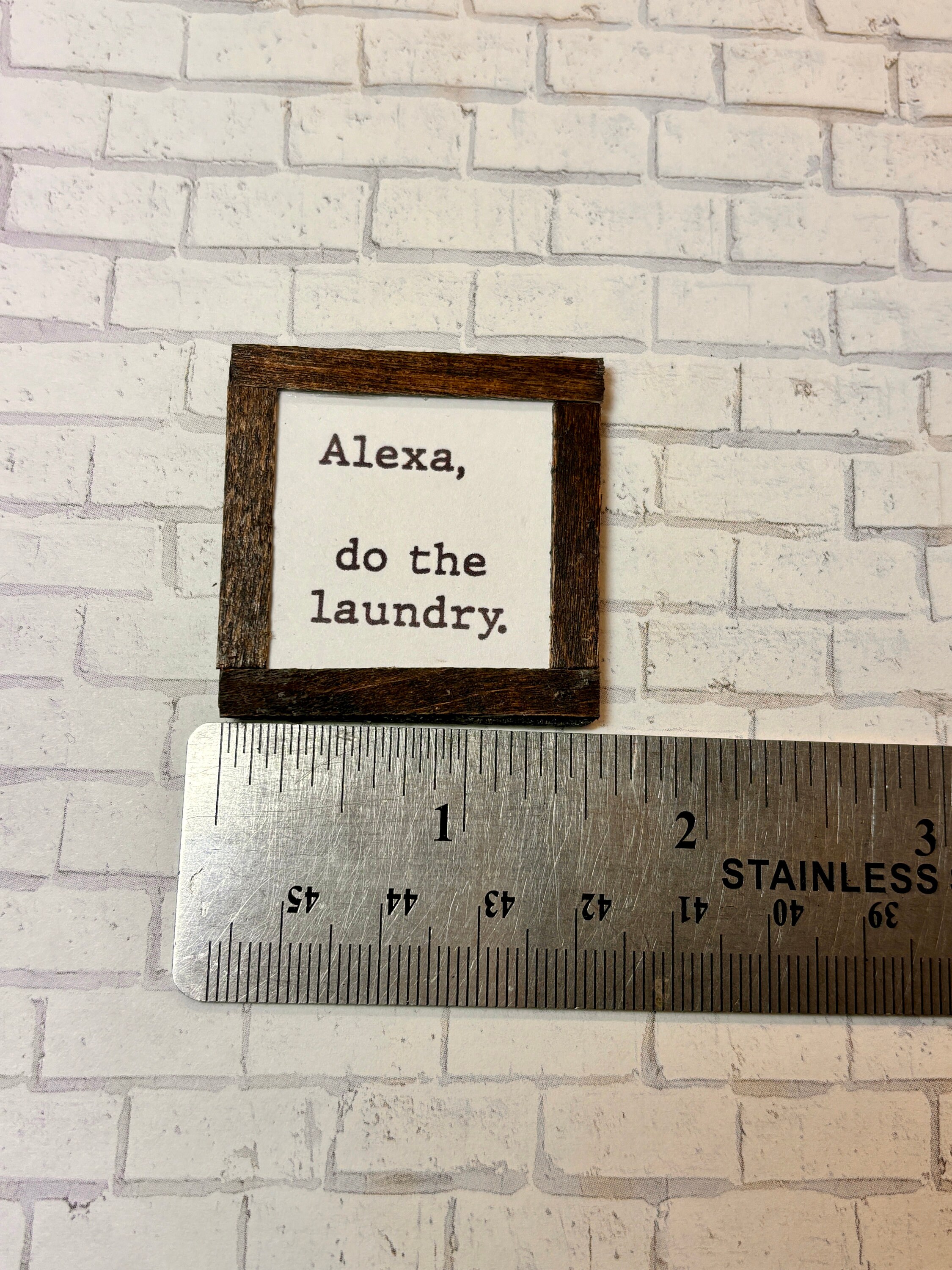 Dollhouse Miniature Wood Signs 1:12 Scale - Farmhouse Diorama Decor - Etsy