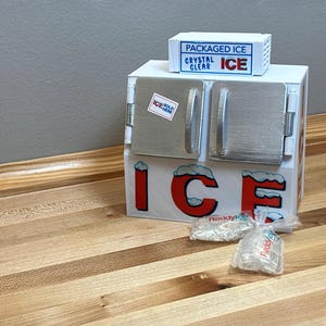1:12 Scale Miniature Dollhouse Ice Box – Detailed Diorama Replica - Etsy