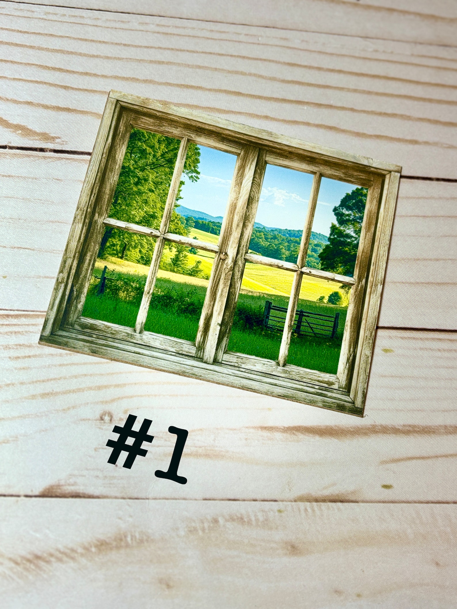 Dollhouse Faux Window Scene | 1:12 Scale Diorama Wall Art - Etsy