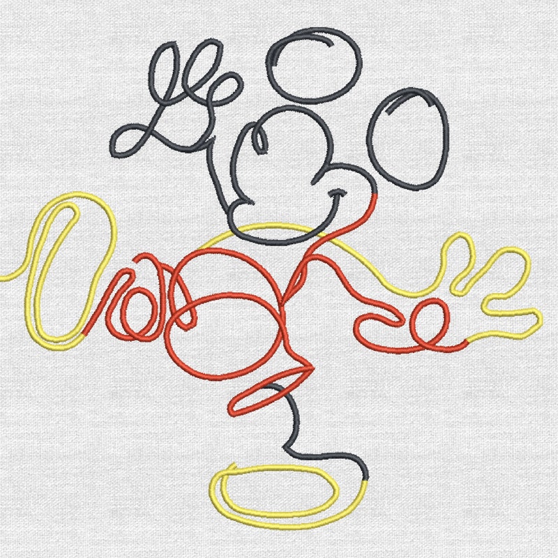 Line Art Embroidery - Etsy