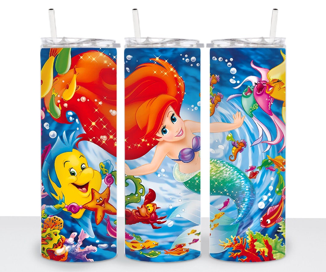 Ariel Tumbler Wrap: 20oz Skinny Sublimation PNG (digital Download) - Etsy