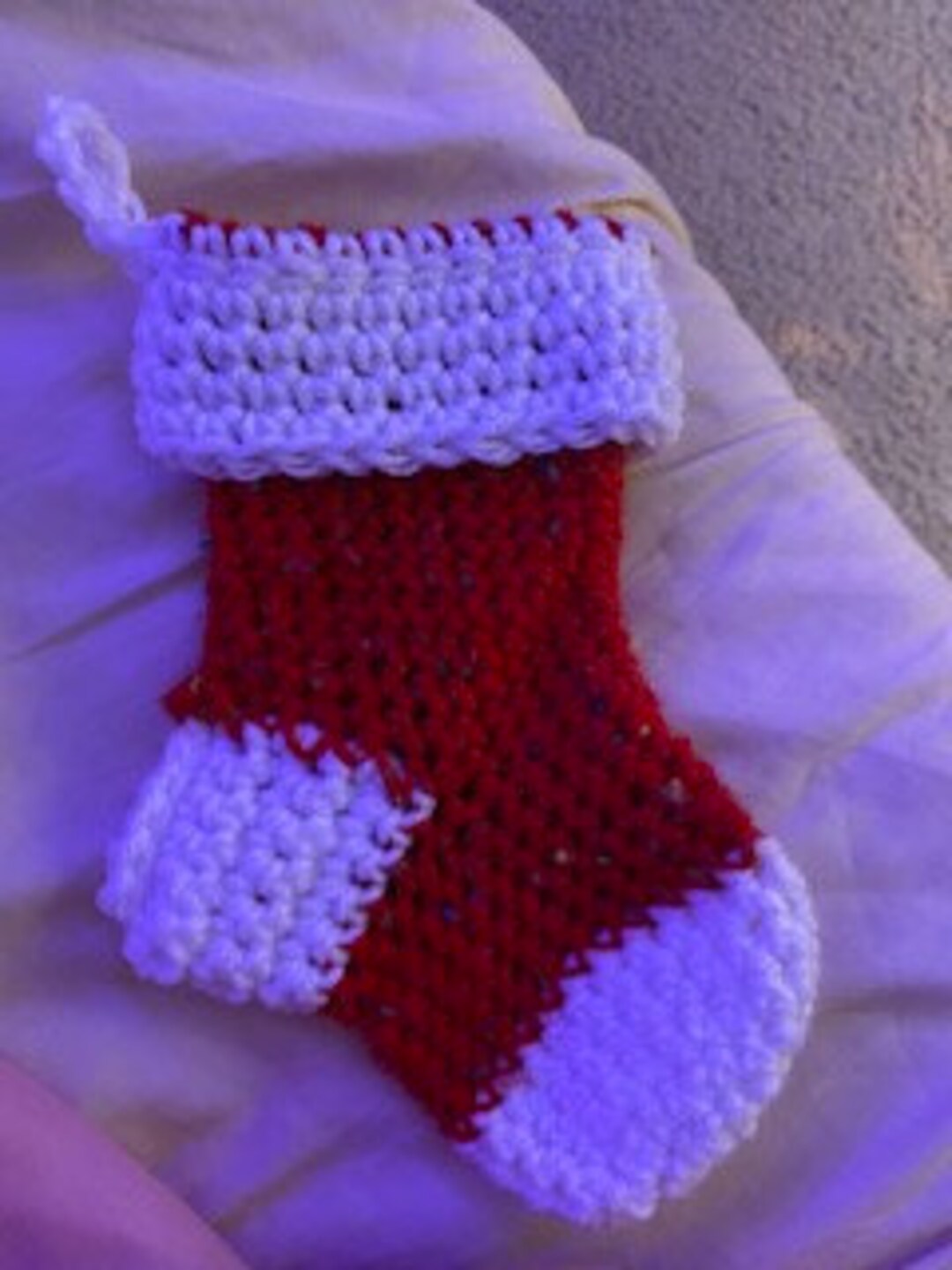 Mini Crochet Stocking - Etsy