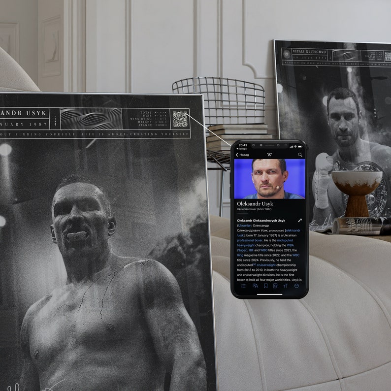 Vitali Klitschko, Wladimir Klitschko, Oleksandr Usyk Poster Bundle, Box ...
