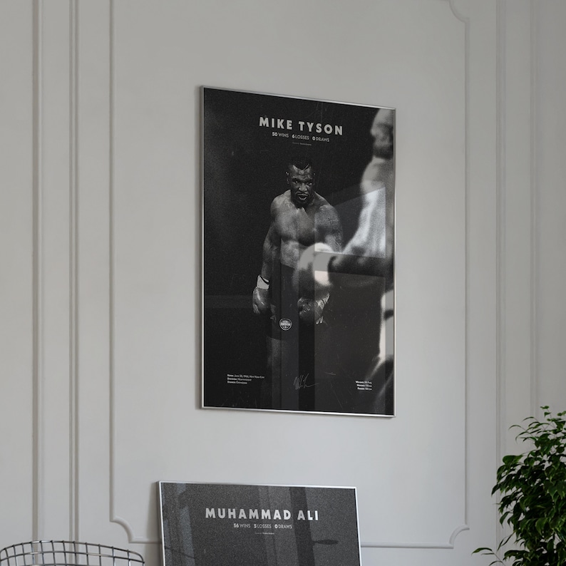 Boxing Poster Bundle - Mike Tyson, Muhamed Ali, Sugar Ray Robinson ...