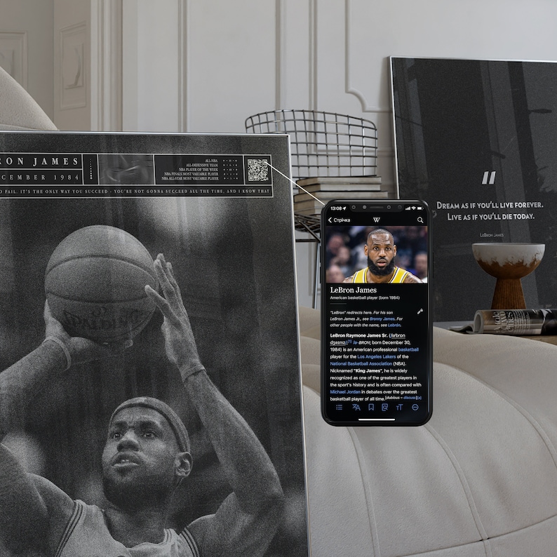 Lebron James Motivation Poster Bundle, LA Lakers Art Print, Basketball ...