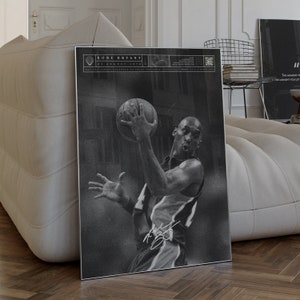 Kobe Bryant Mamba Mentality Poster Bundle: Lakers NBA Wall Art (digital ...