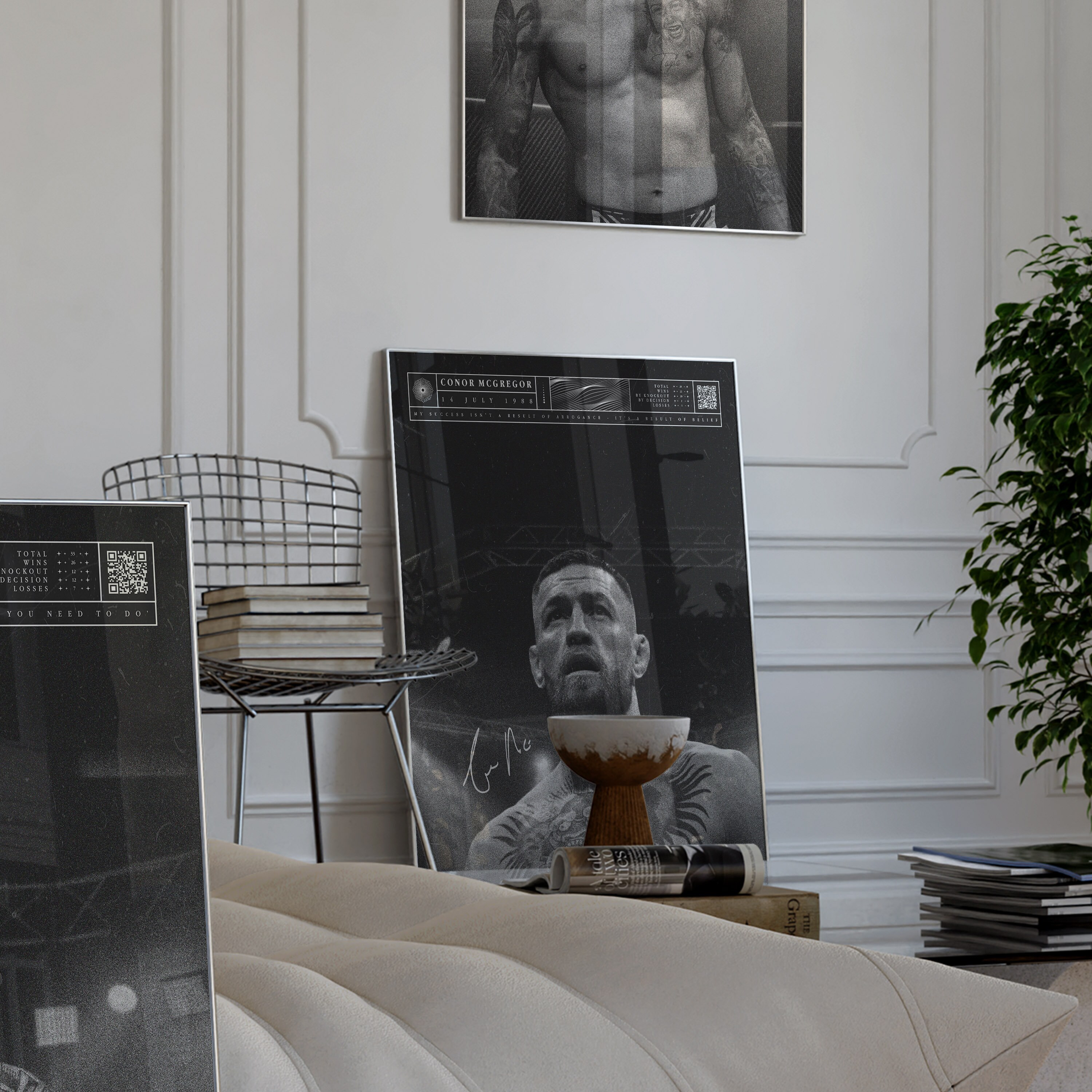 Custom UFC Poster, Digital Poster, Personalized Gift, Minimalist, MMA ...