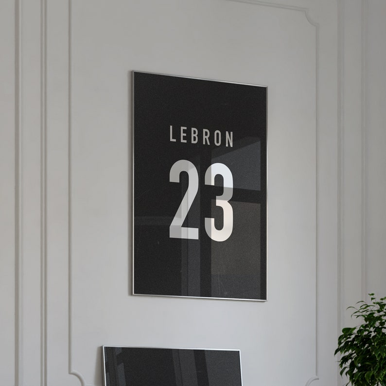 Lebron James Motivation Poster Bundle, LA Lakers Art Print, Basketball ...