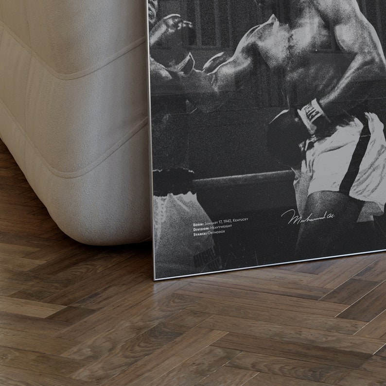 Muhammad Ali Poster Bundle, Boxing Wall Art, Prints Downloadable ...