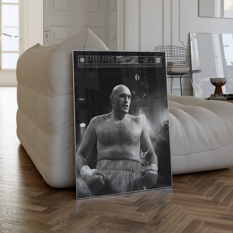Tyson Fury Poster, Box Poster, Legend Wall Art, Home Decor Art - Etsy