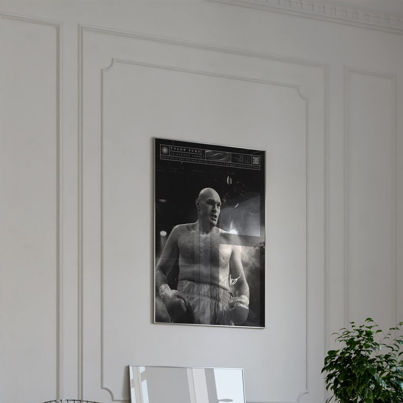 Tyson Fury Poster, Box Poster, Legend Wall Art, Home Decor Art - Etsy