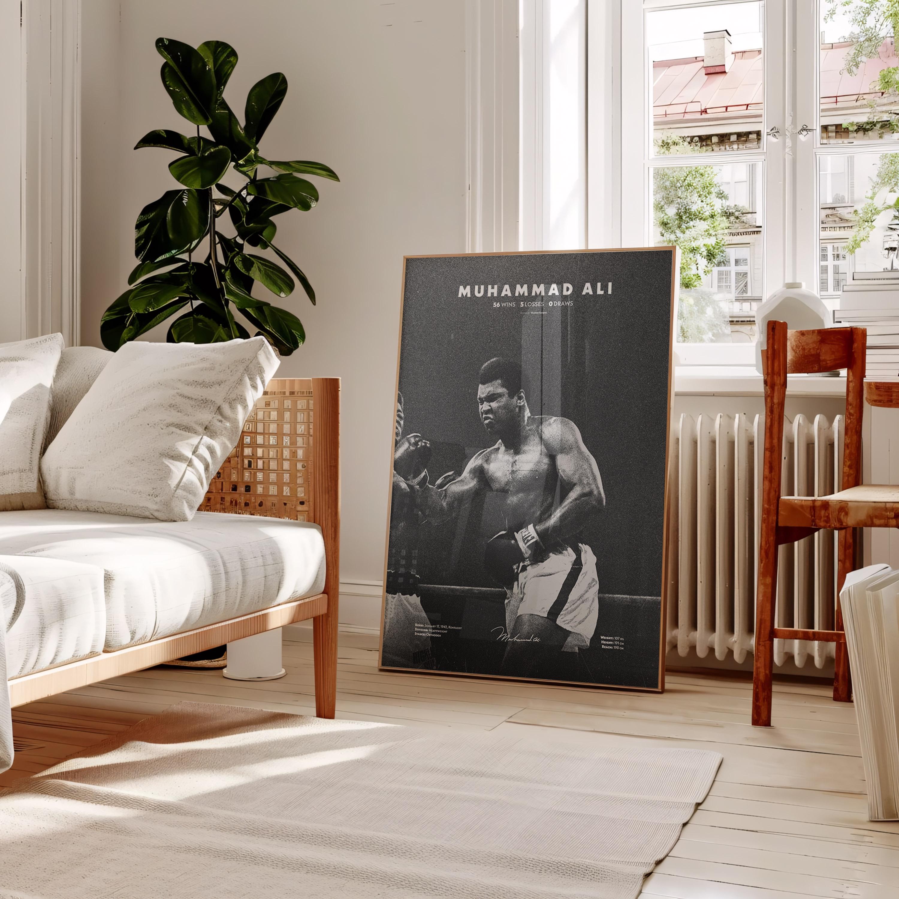 Muhammad Ali Poster Bundle, Boxing Wall Art, Prints Downloadable ...