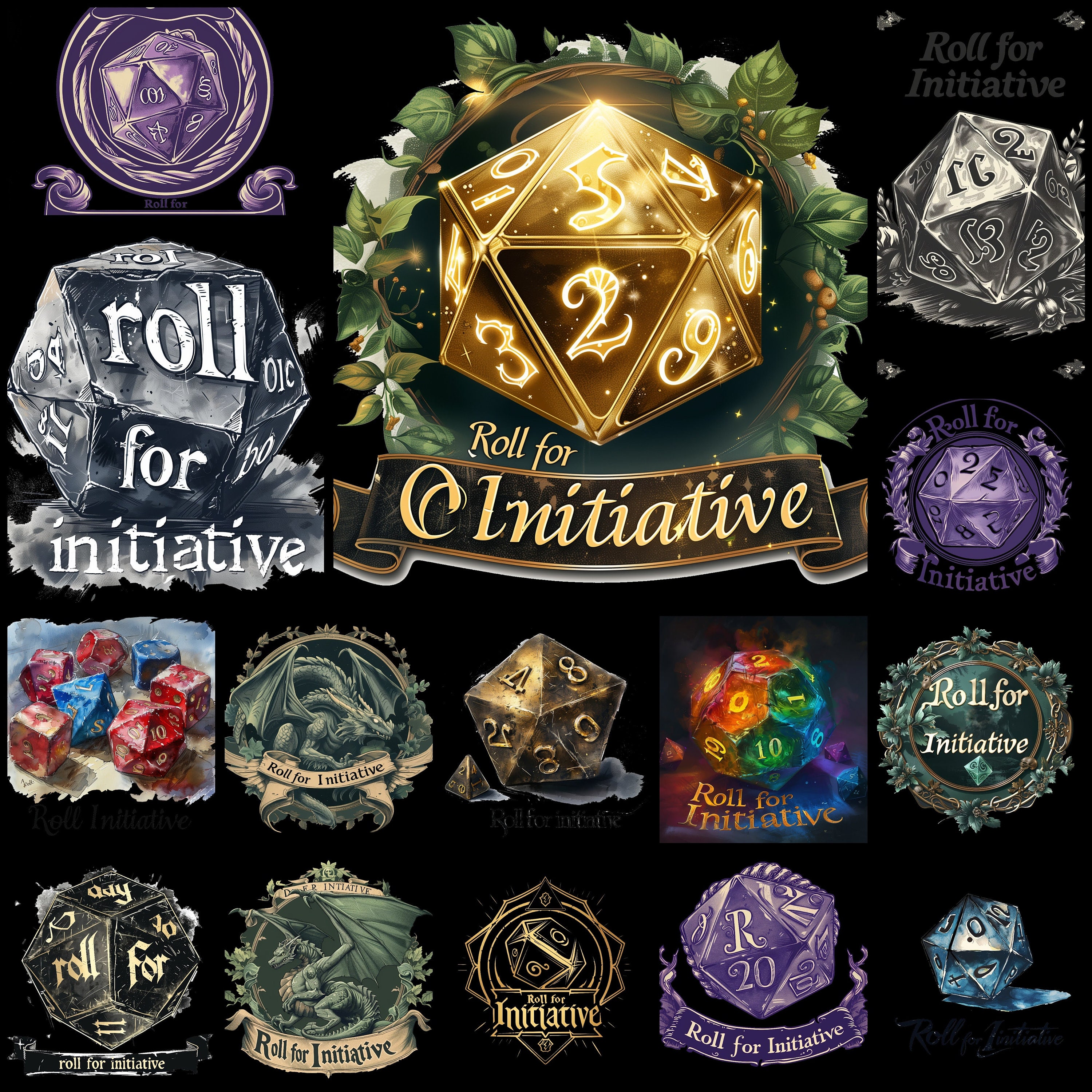 Roll for Initiative Designs for Dnd Gift Like T Shirt Mug Pillow Bag ...
