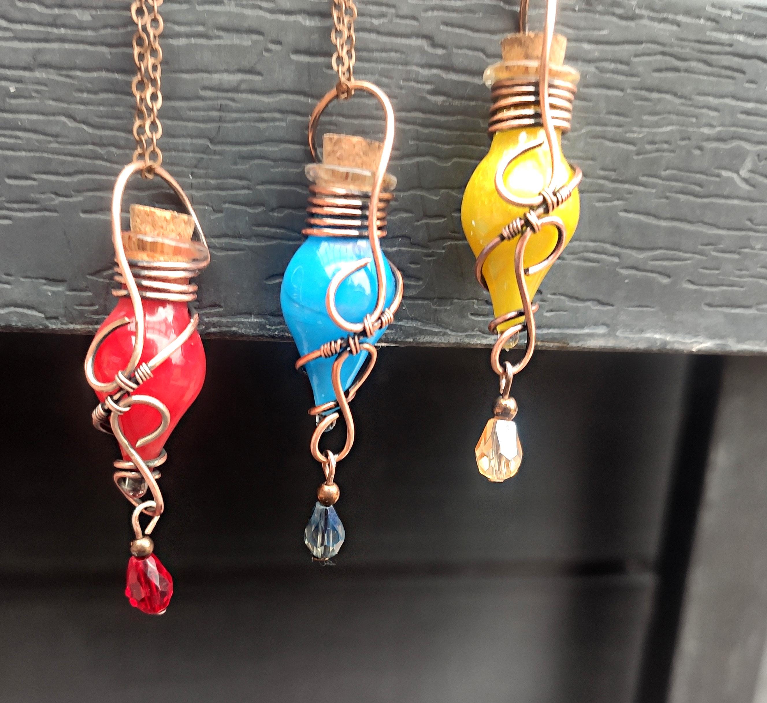 Vial Necklace Pendant Dungeons and Dragons Dnd Jewelry Healing Potion ...