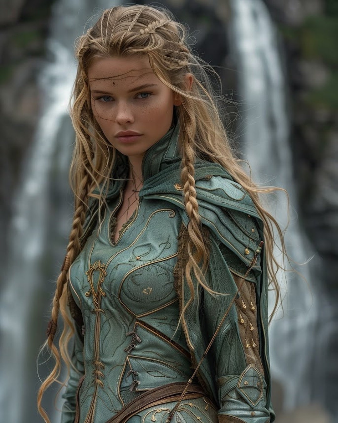 Dnd Character Art Female Human Character Portrait for Dungeons ...