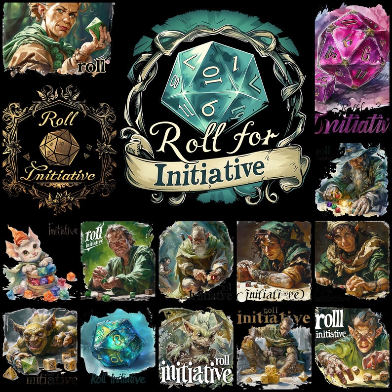 Roll for Initiative Designs for Dnd Gift Like T Shirt Mug Pillow Bag ...