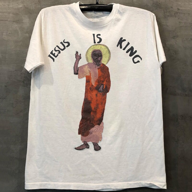 Hip Hop Inspired Jesus is King Tee Kanye West Yeezy Streetwear Style ...