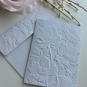 Plentiful Poppies Blank Floral Embossed Cards Note Card Boxed ...